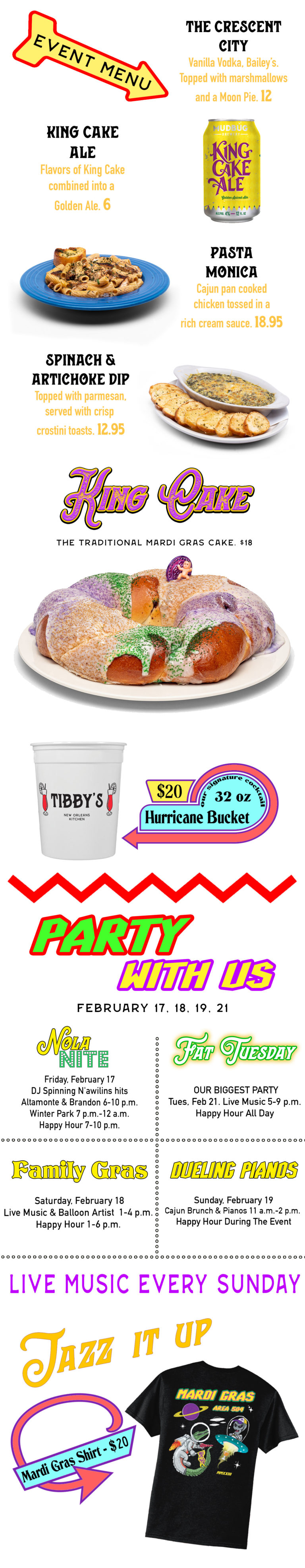 Mardi Gras - Tibby's New Orleans Kitchen